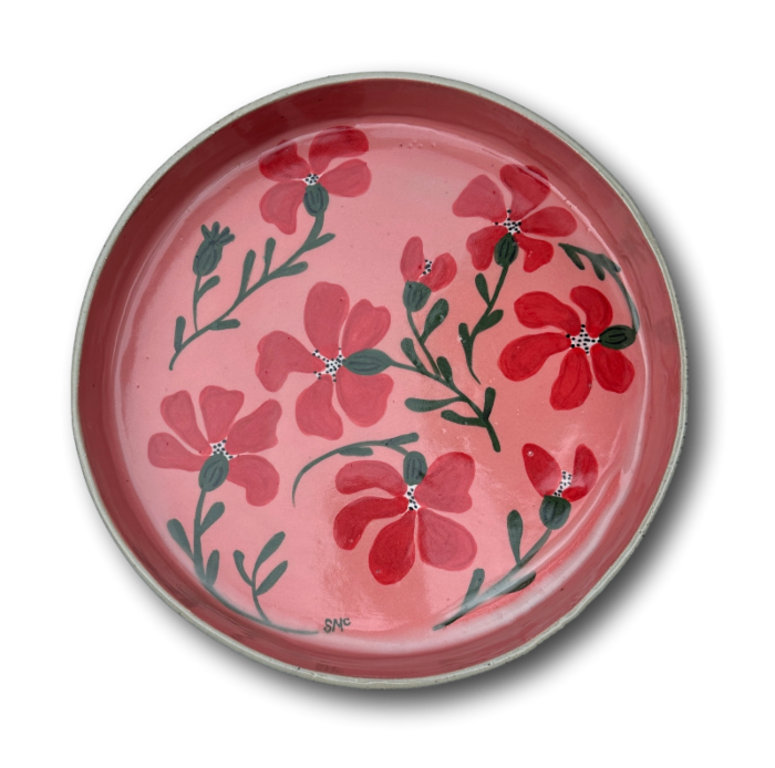 Poppies Round Platter / Tray – Farly