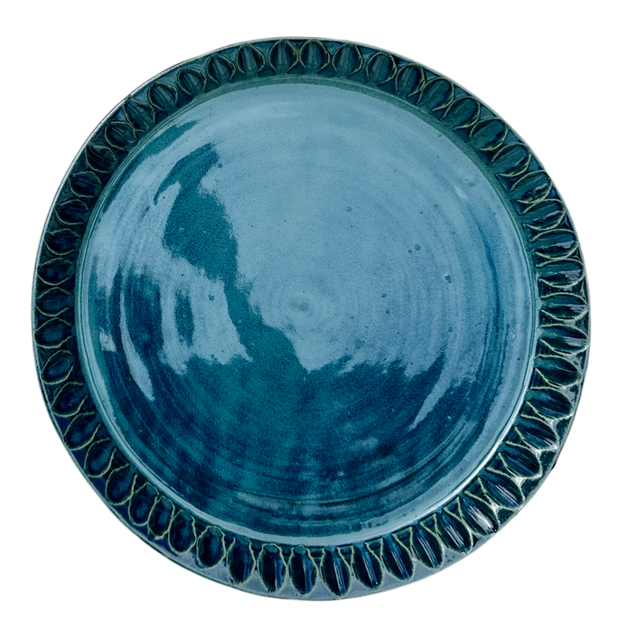 Indigo Glossy Plate – Farly