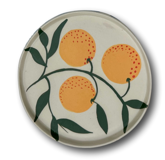 Orange Lunch Plate – Farly