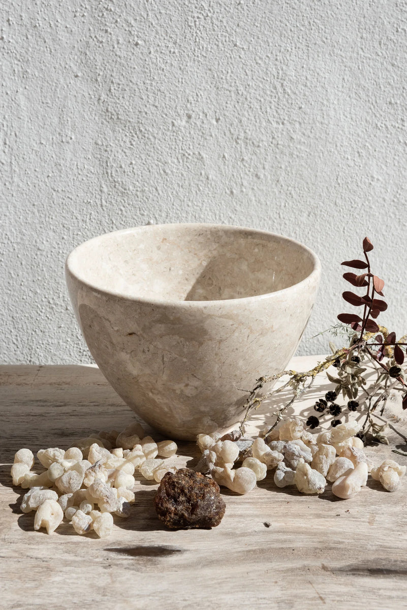 Sacred Libation Bowl in Marble – Farly